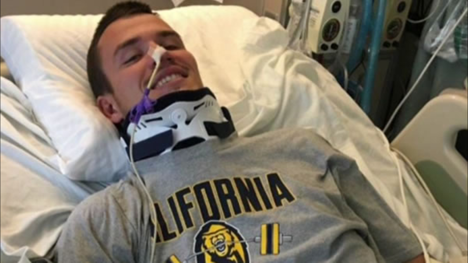 Cal rugby player paralyzed during championship game facing long road to ...