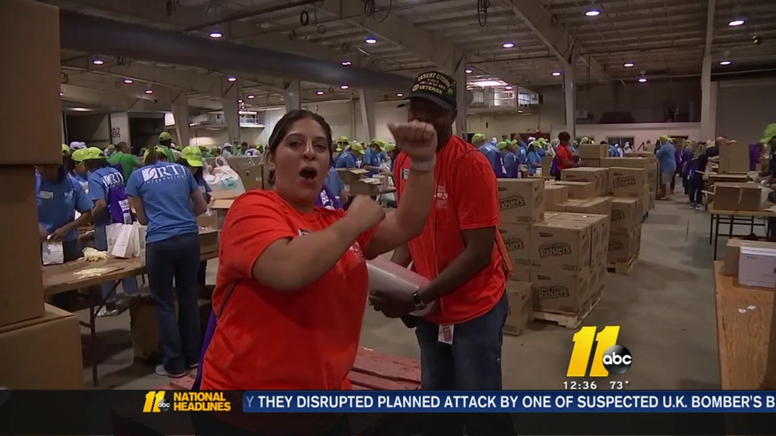 Triangle volunteers take part in food bank 'Sort-A-Rama' - ABC11 ...