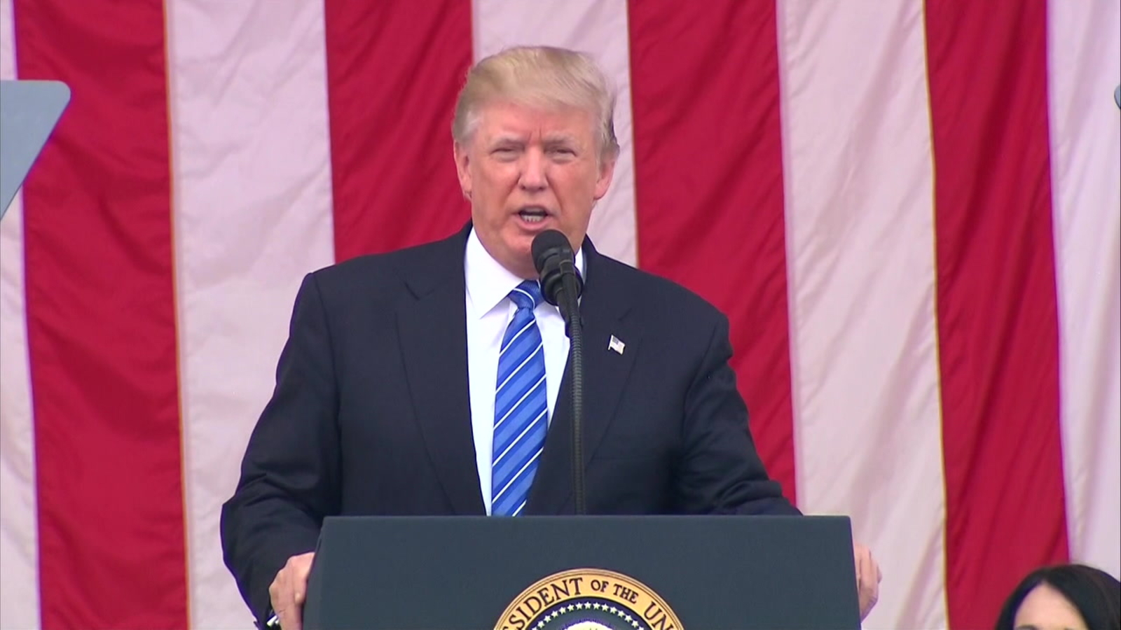 President Trump honors fallen service members and Gold Star families in ...