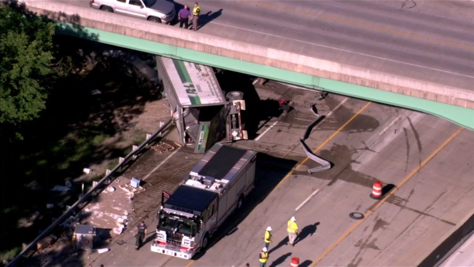 Semi driver killed in rollover crash in northwest Indiana; 5-mile ...
