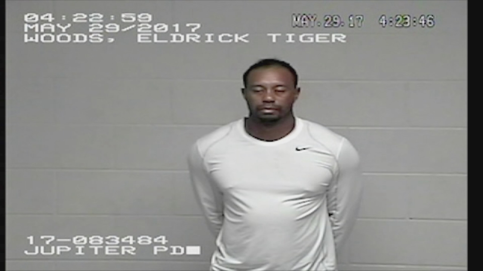 New video shows Tiger Woods taking breathalyzer at police station after ...