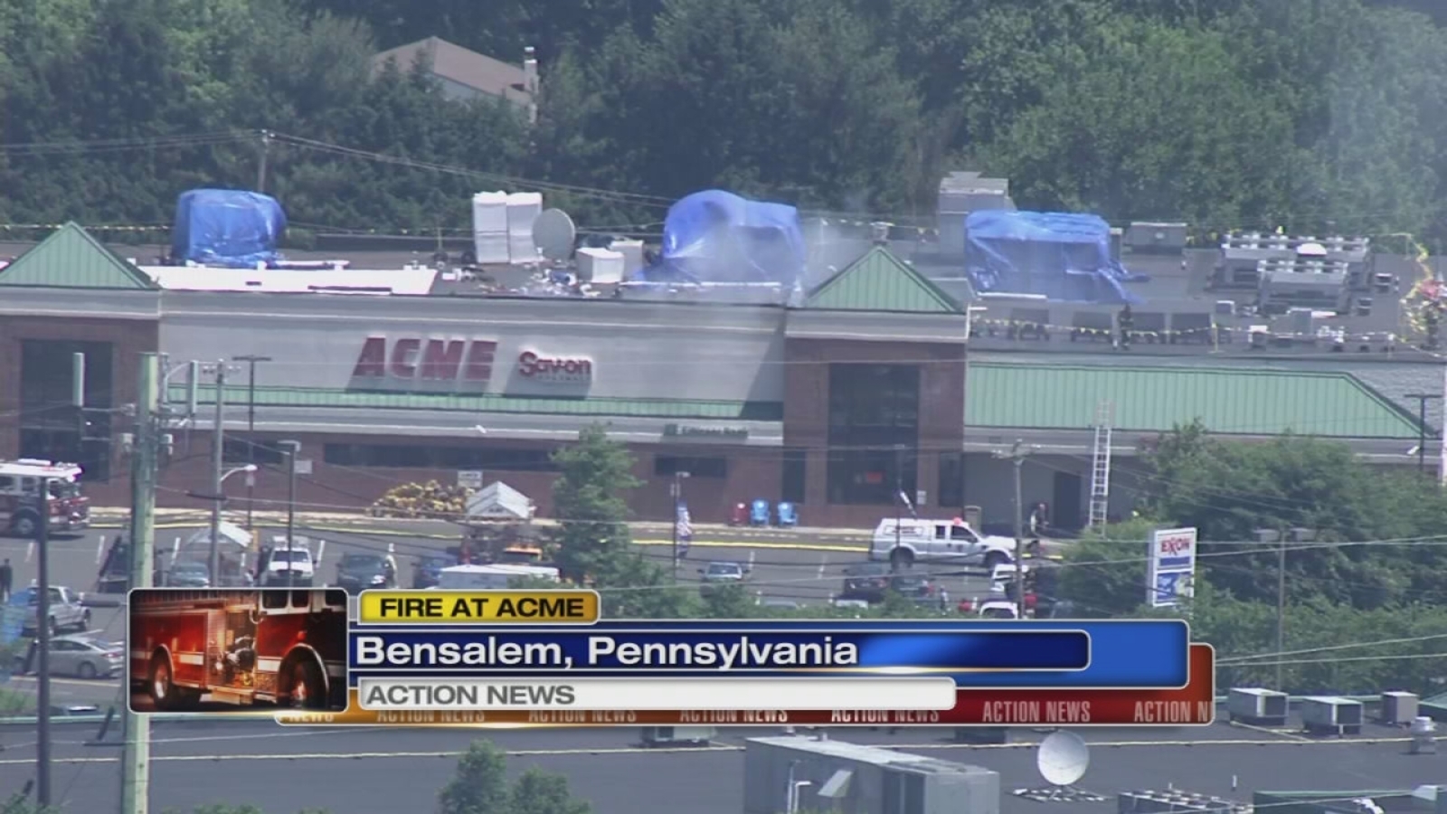 Fire erupts at Acme store in Bensalem, Pa. - 6abc Philadelphia