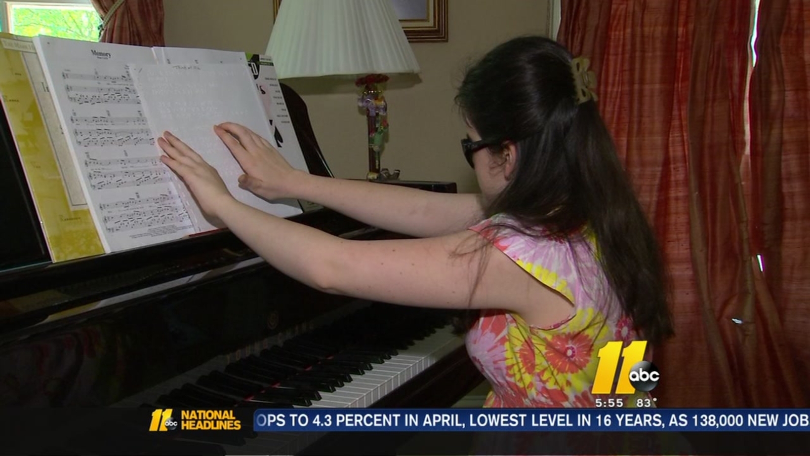 Blind since birth, Raleigh woman sings in national competition - ABC11 ...