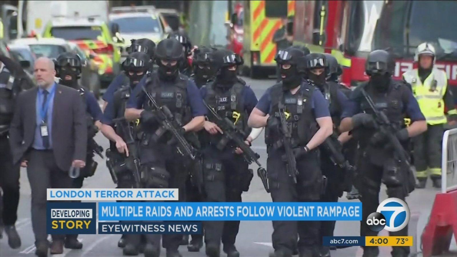 ISIS claims London attack after 12 arrests made - ABC7 Los Angeles