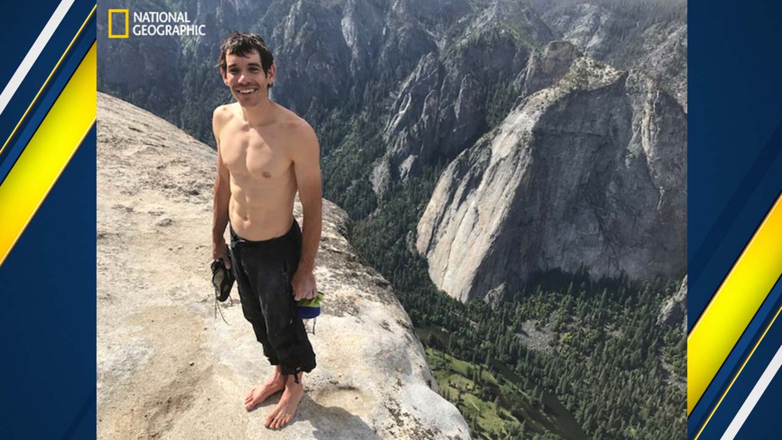 Alex Honnold climbs El Capitan in Yosemite National Park without a rope ...
