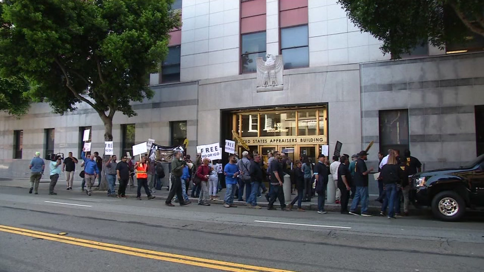 Protesters at SF immigration building seek release of detained North ...