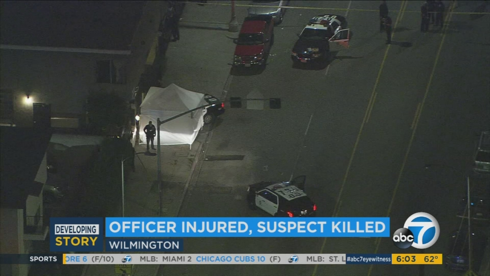 Suspect killed, LAPD officer injured in confrontation in Wilmington ...