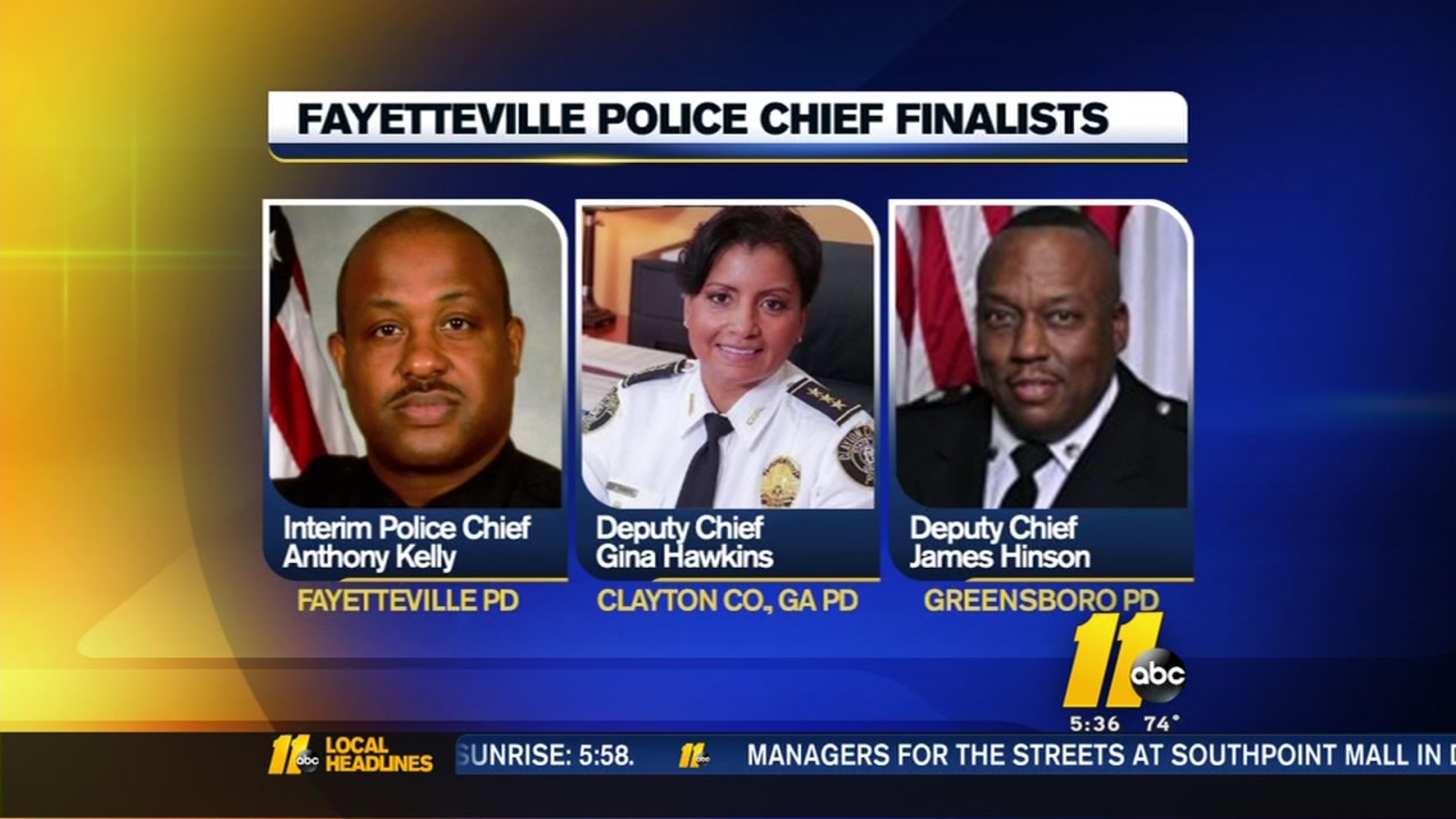 Fayetteville residents can meet 3 police chief finalists - ABC11 ...