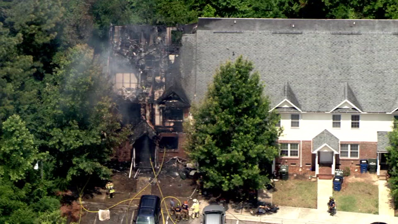 Fire destroys Raleigh townhome - ABC11 Raleigh-Durham