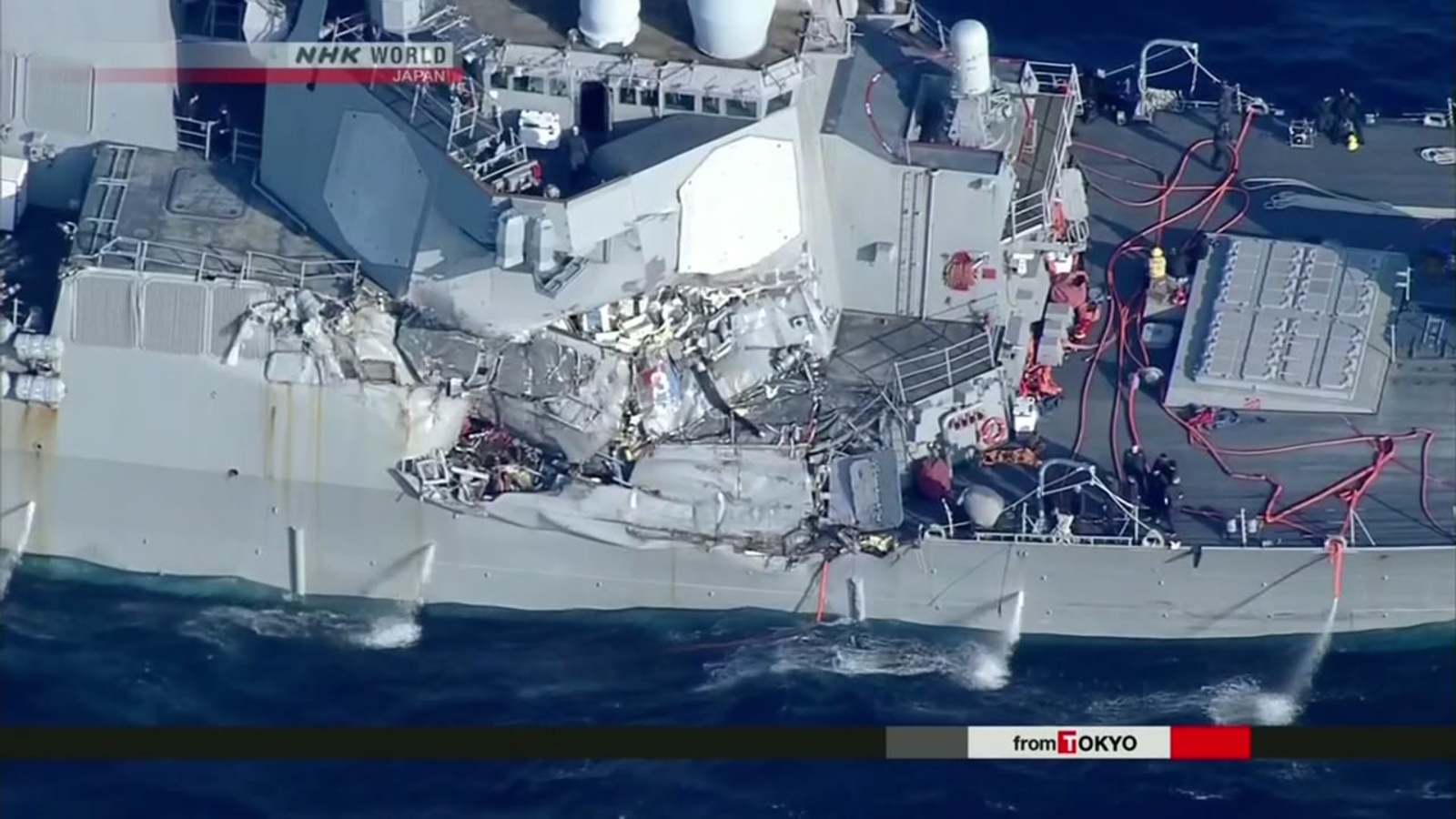 7 US Navy crew reported missing after collision off Japan - ABC13 Houston