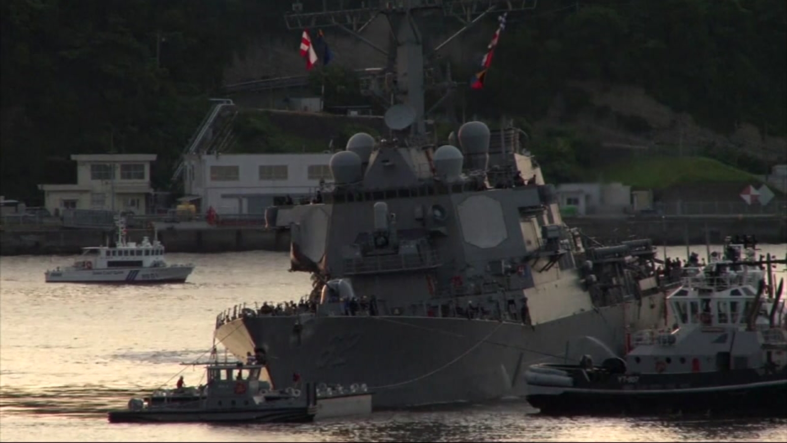 Navy: Bodies of missing sailors found aboard USS Fitzgerald - ABC13 Houston
