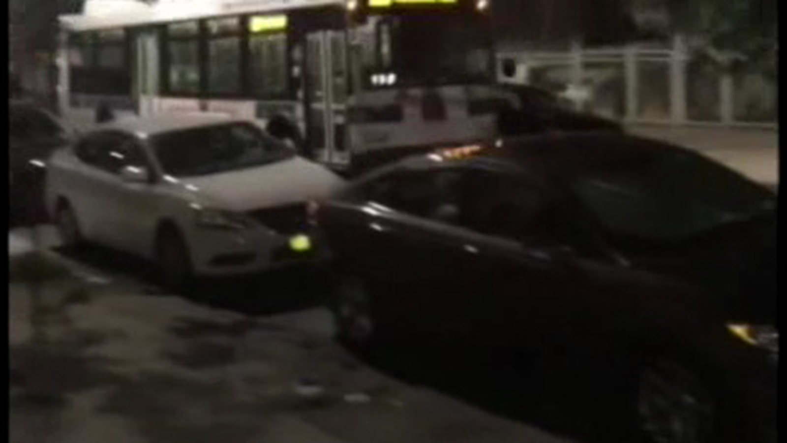 Video: Runaway bus rolls backwards, slams into New York church - 6abc ...