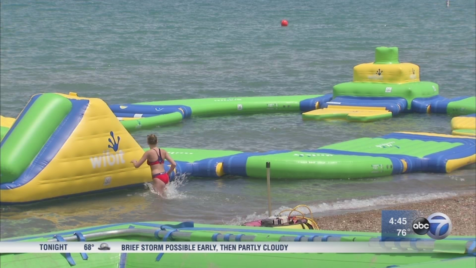 Floating water park set to open on Lake Michigan in Whiting, Indiana ...