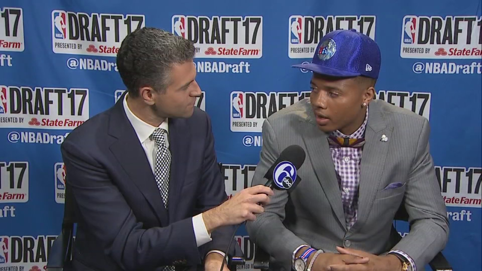 Sports Flash: Jeff Skversky interviews Markelle Fultz - 6abc Philadelphia