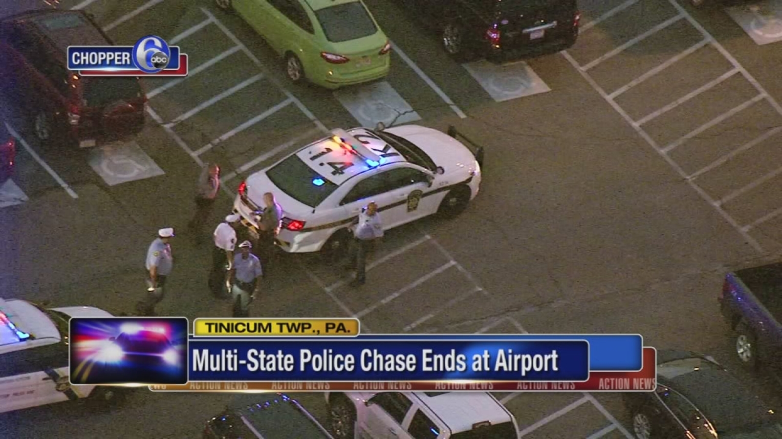 2 robbery suspects lead police on chase through Delaware County - 6abc ...