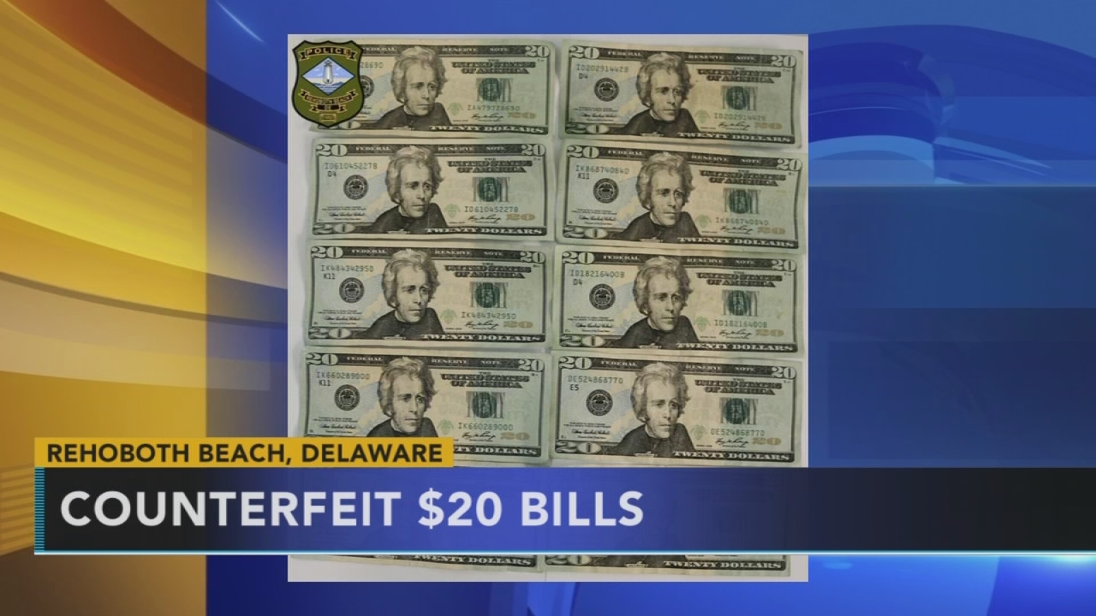 Police: Counterfeit money used over the weekend in Delaware - 6abc ...