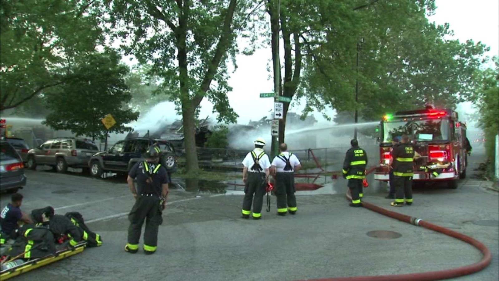 Southwest Side home collapses during fire - ABC7 Chicago