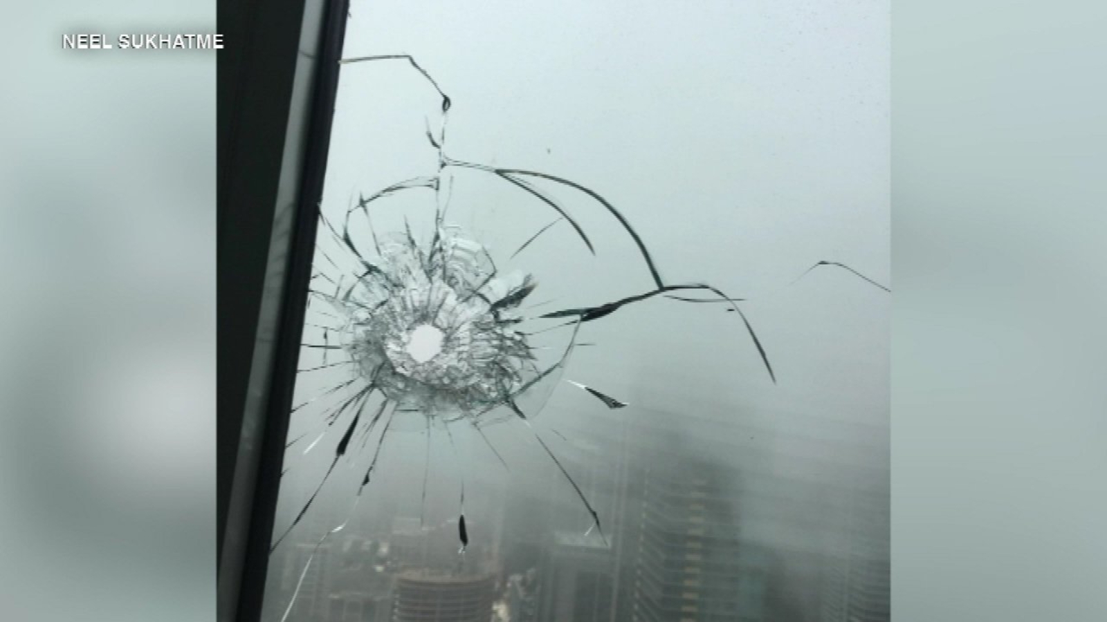 Bullet flies through window of Chicago high-rise - ABC7 Chicago