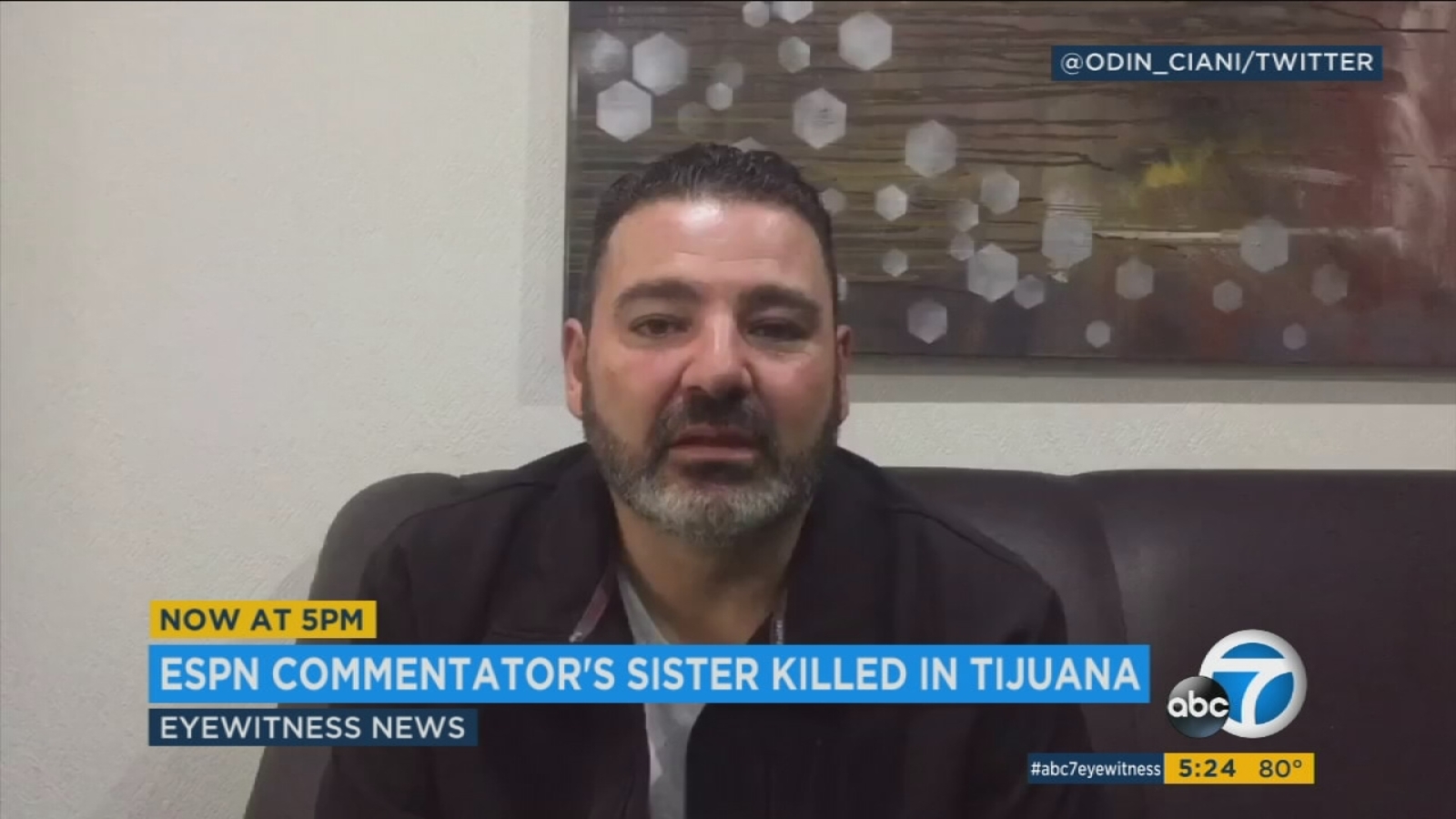 ESPN commentator Odin Ciani pleads for help after sister's murder in ...