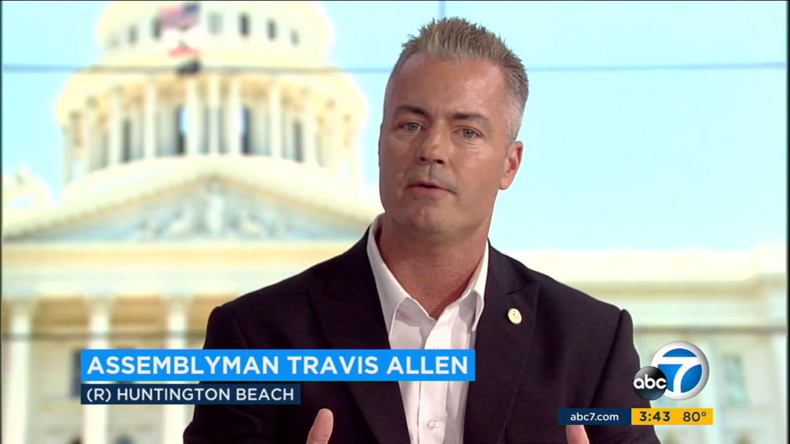 OC Assemblyman Travis Allen taking aim at governor's seat - ABC7 Los ...