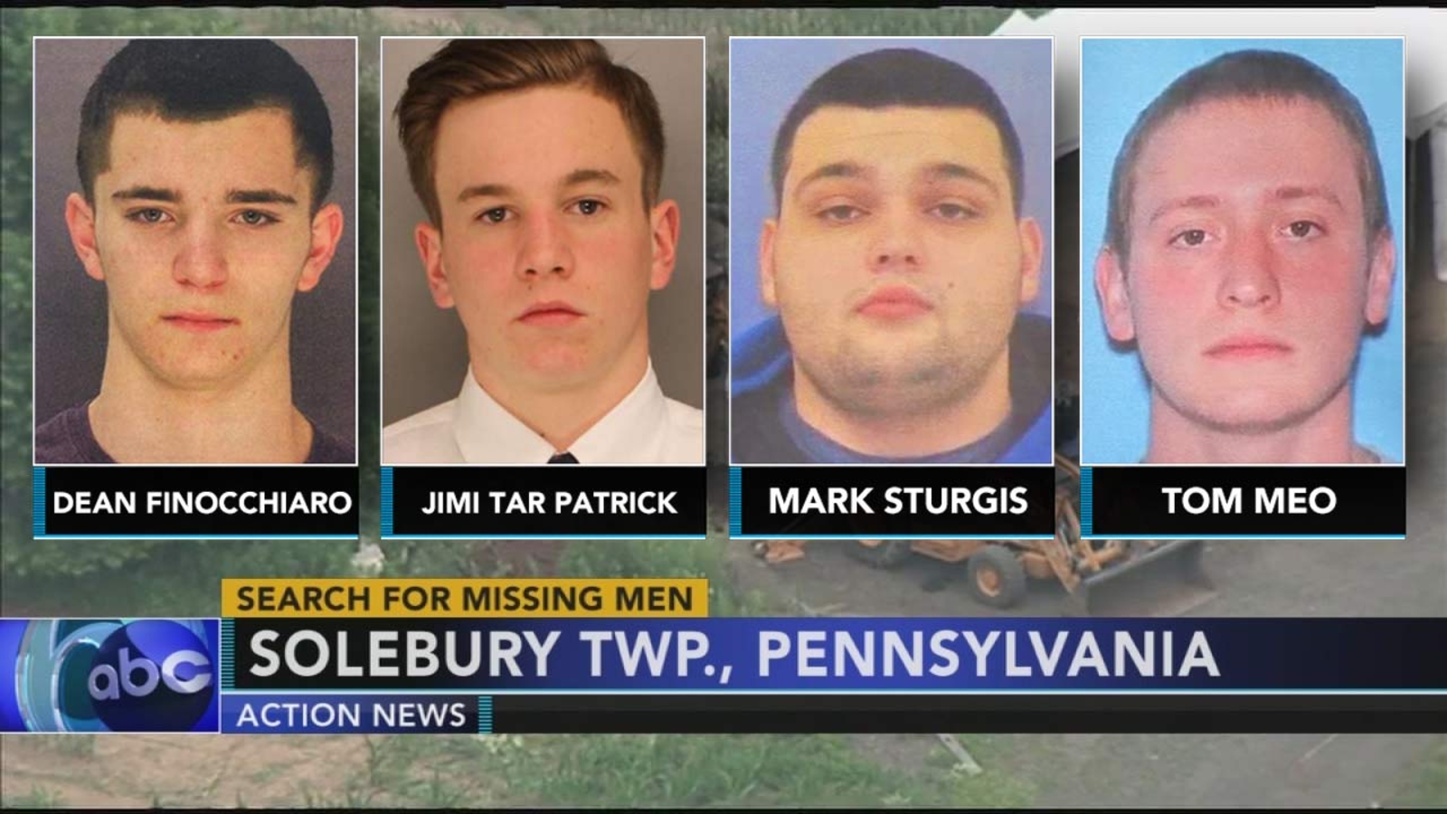 Evidence found in search for 4 missing Pennsylvania men, DA says - ABC7 ...