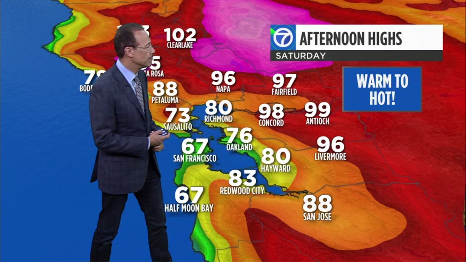 ABC7 News Weather forecast for Wednesday evening - ABC7 San Francisco