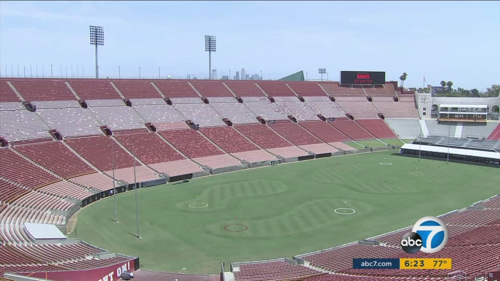 LA Coliseum to host first golf event - ABC7 Los Angeles
