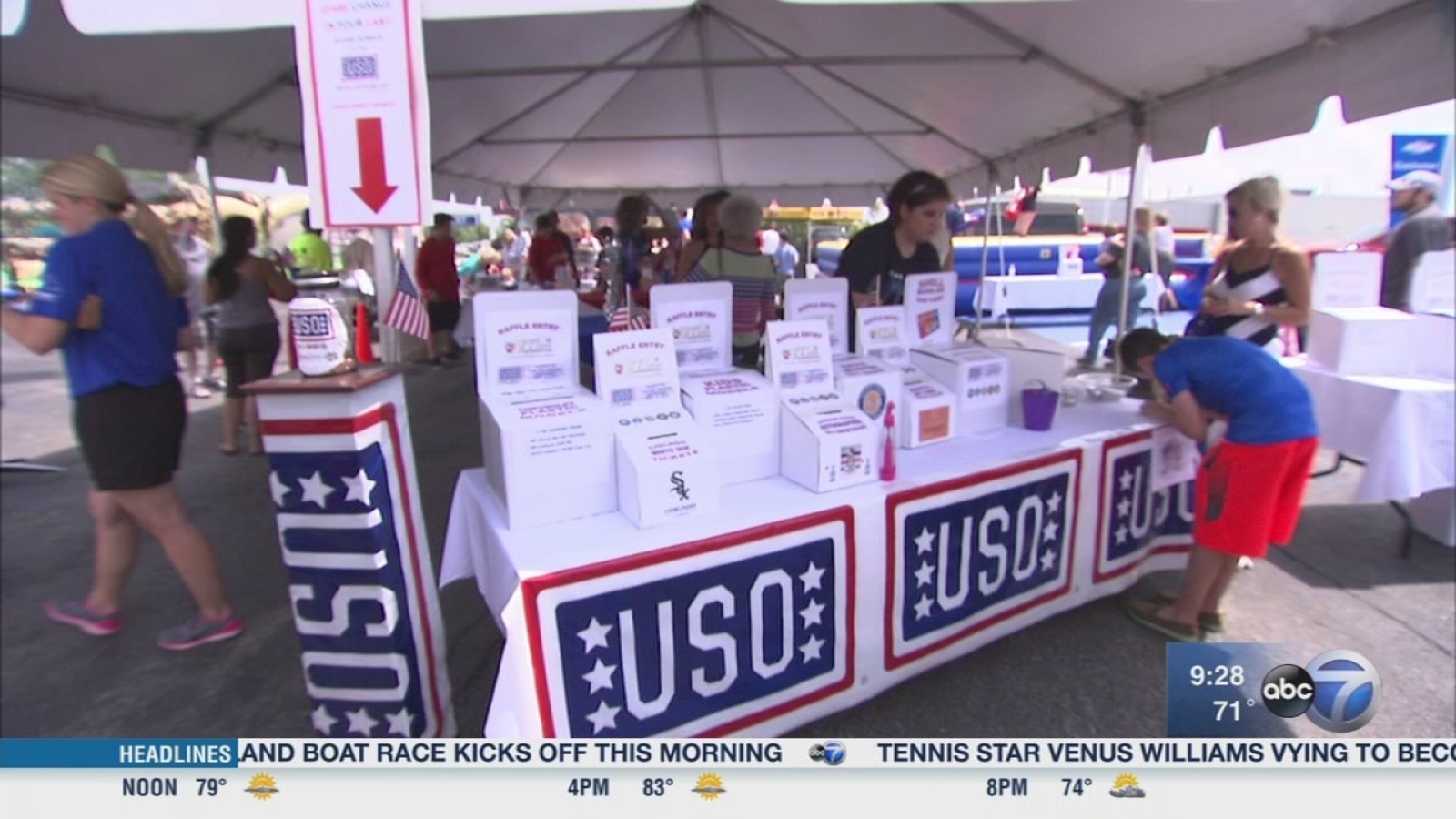 5th annual USO BBQ for the Troops - ABC7 Chicago
