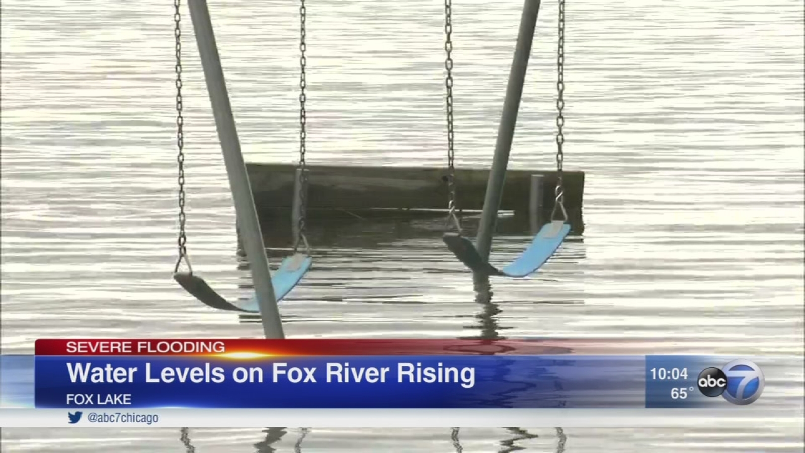 Flood waters continue to rise along Fox River - ABC7 Chicago