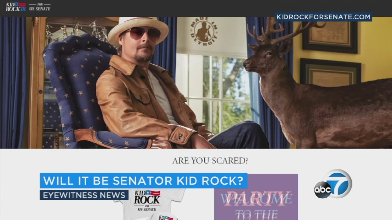 Kid Rock to run for US Senate - ABC7 Los Angeles