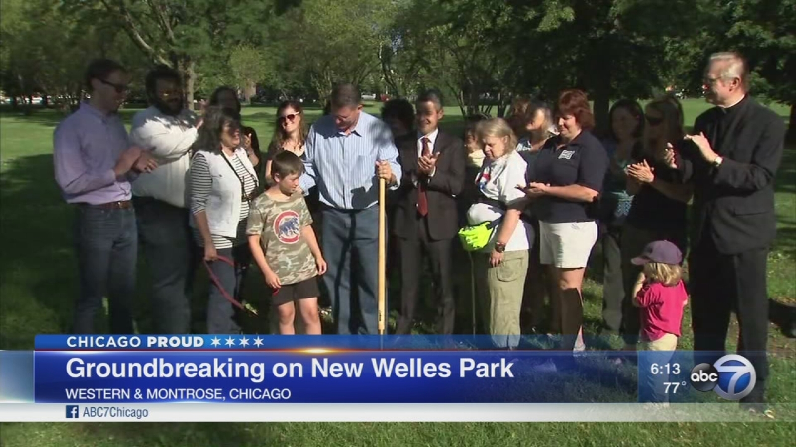 Groundbreaking ceremony held for new Welles Park attraction - ABC7 Chicago