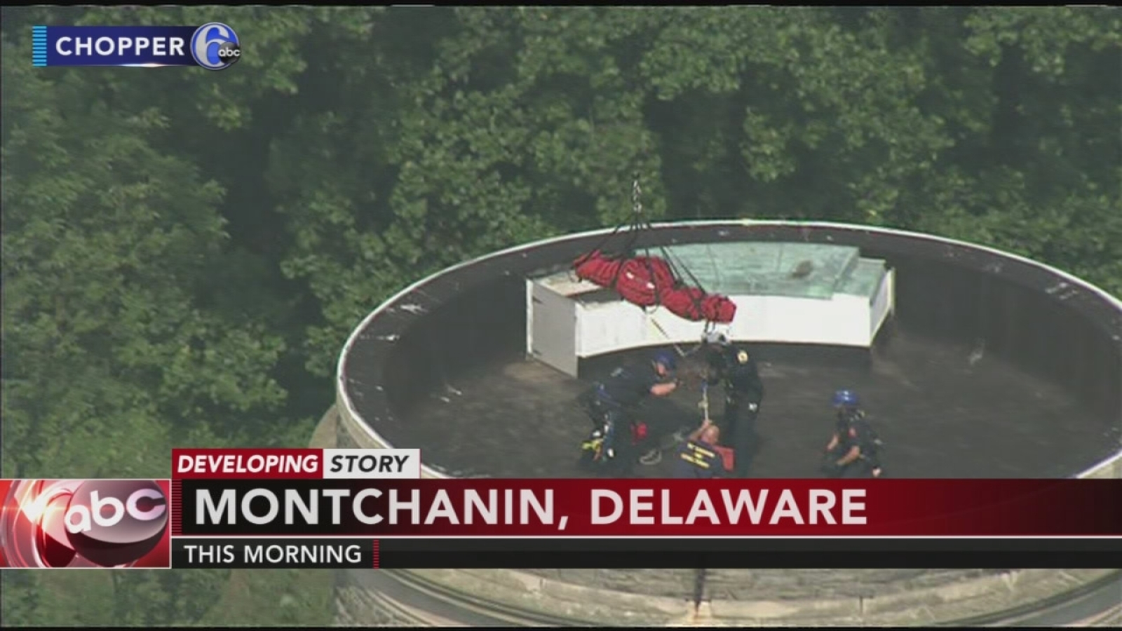 Worker hospitalized after water tower fall in Delaware - 6abc Philadelphia