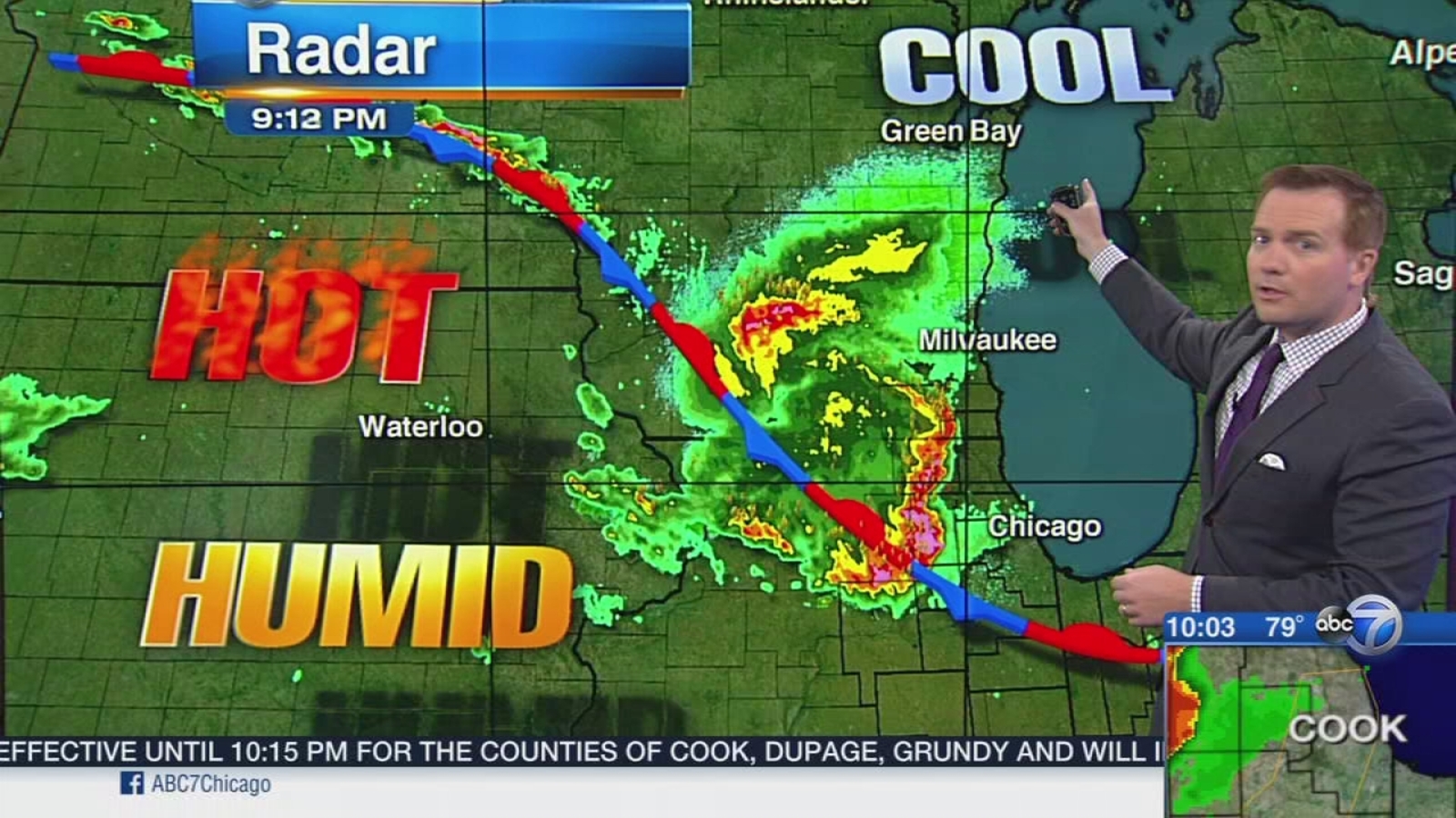 Chicago Weather: Line of strong storms with high winds move across ...
