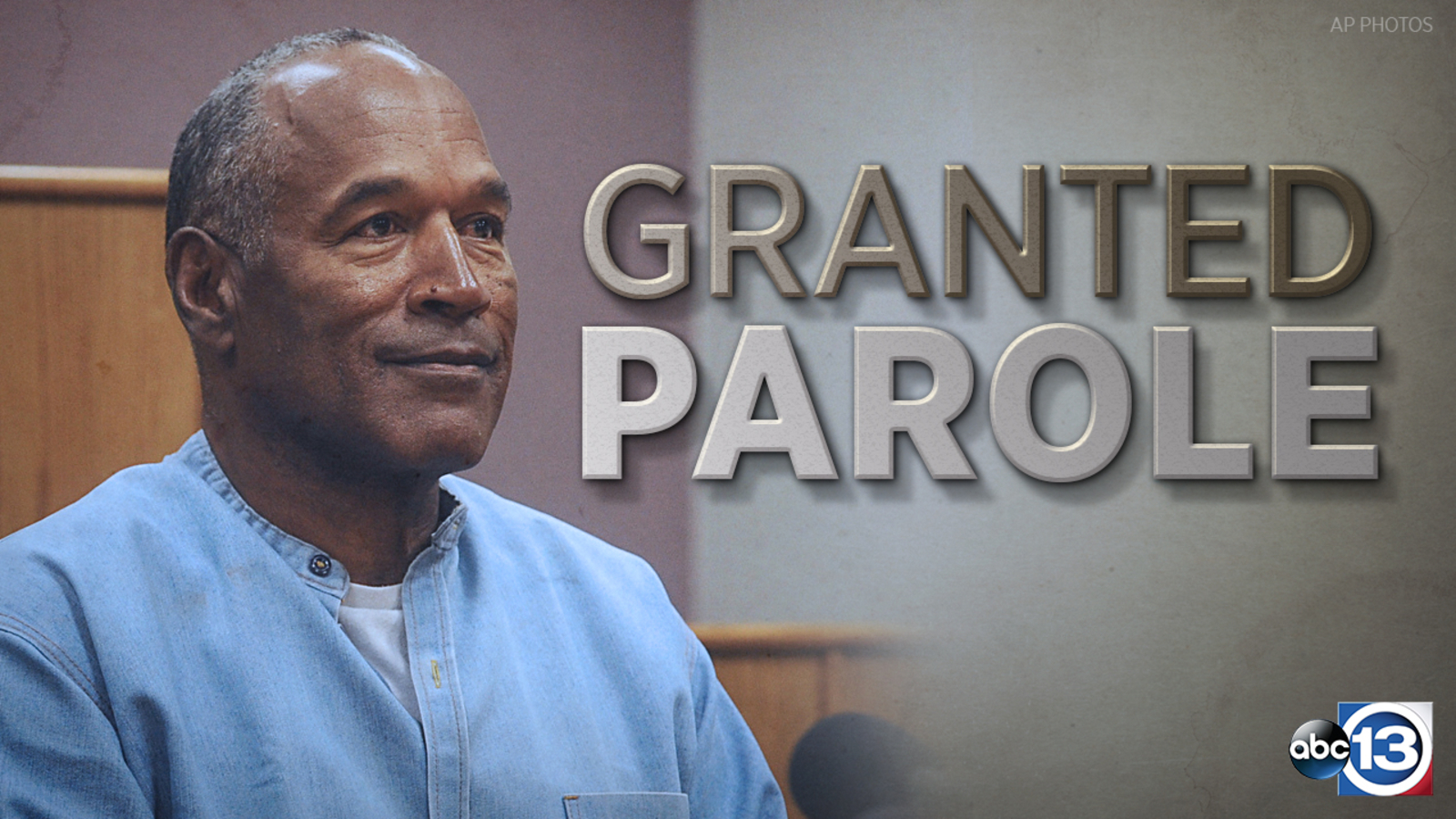 O.J. Simpson granted parole after nearly 9 years in prison - ABC13 Houston