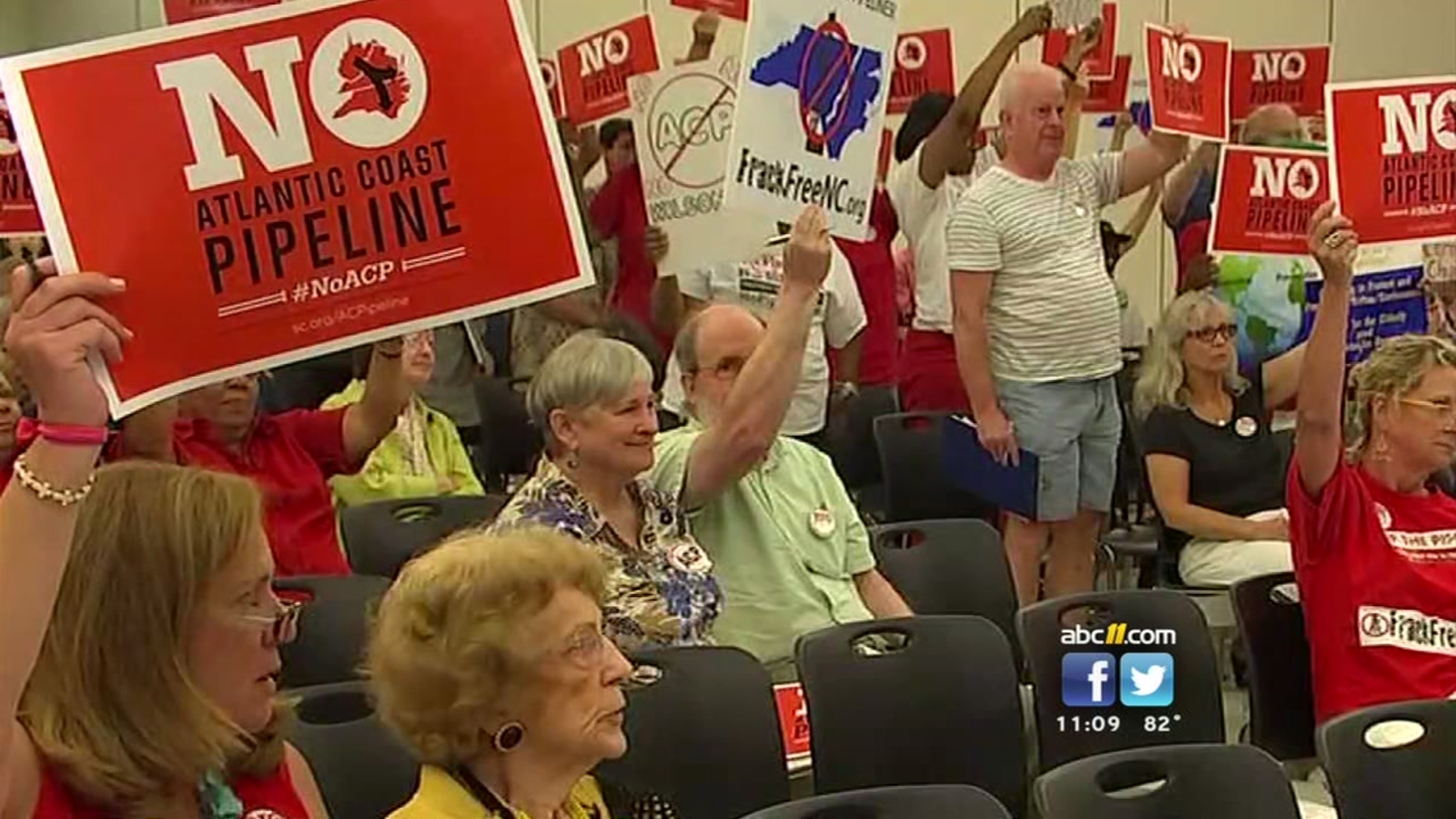 Residents jam Rocky Mount meeting to protest pipeline - ABC11 Raleigh ...
