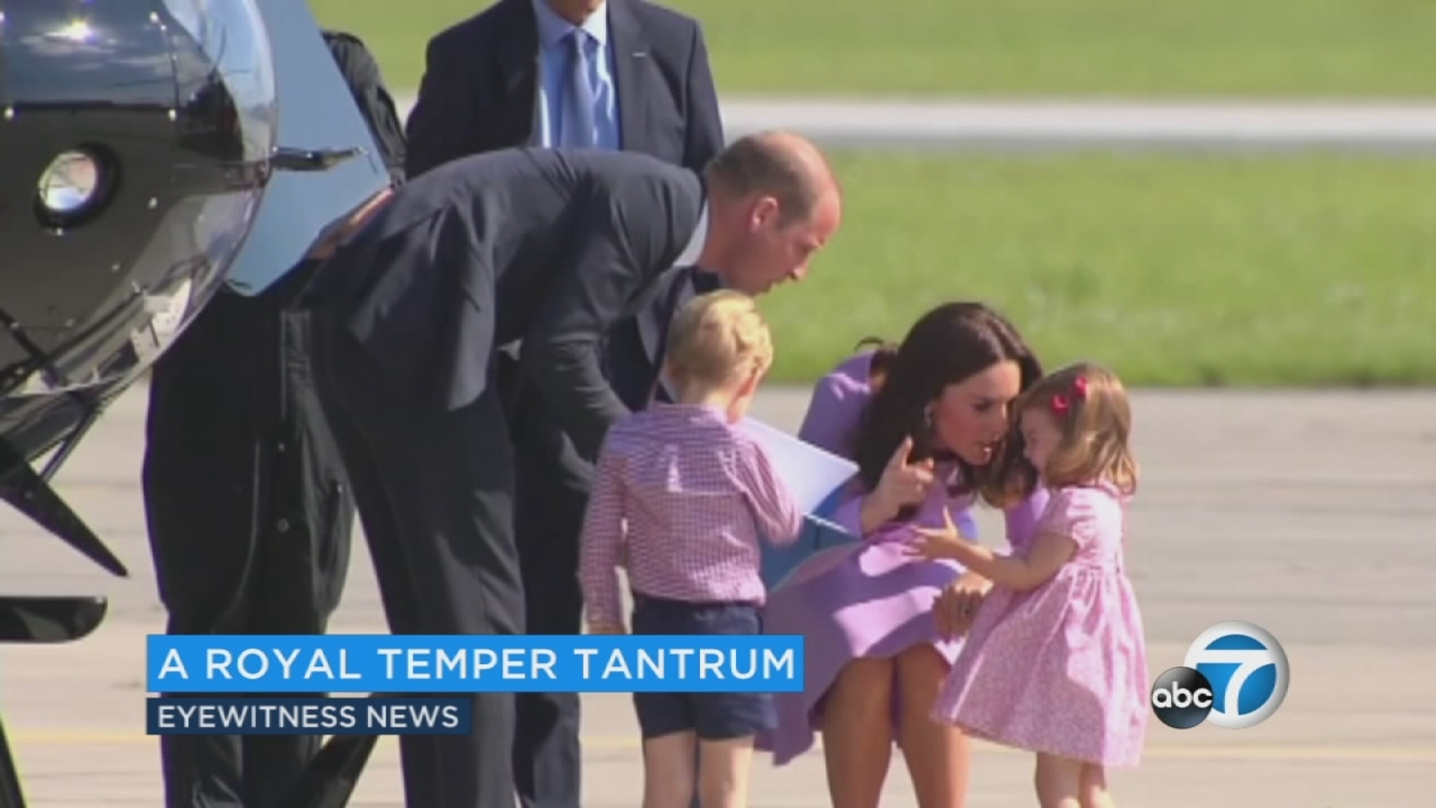 VIDEO: Princess Charlotte throws tantrum - ABC7 Los Angeles