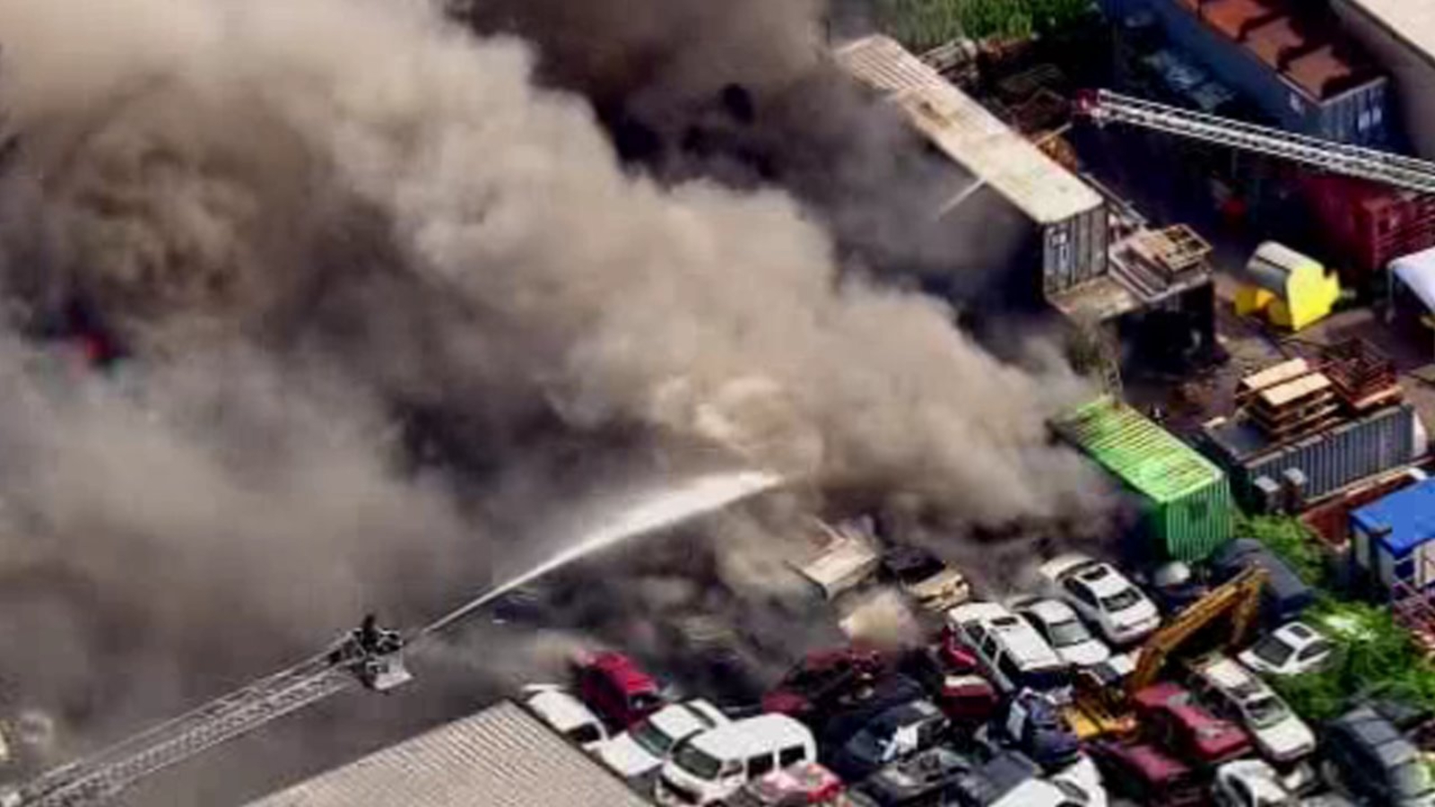 Fire burns at Town of Babylon recycling facility in Suffolk County ...