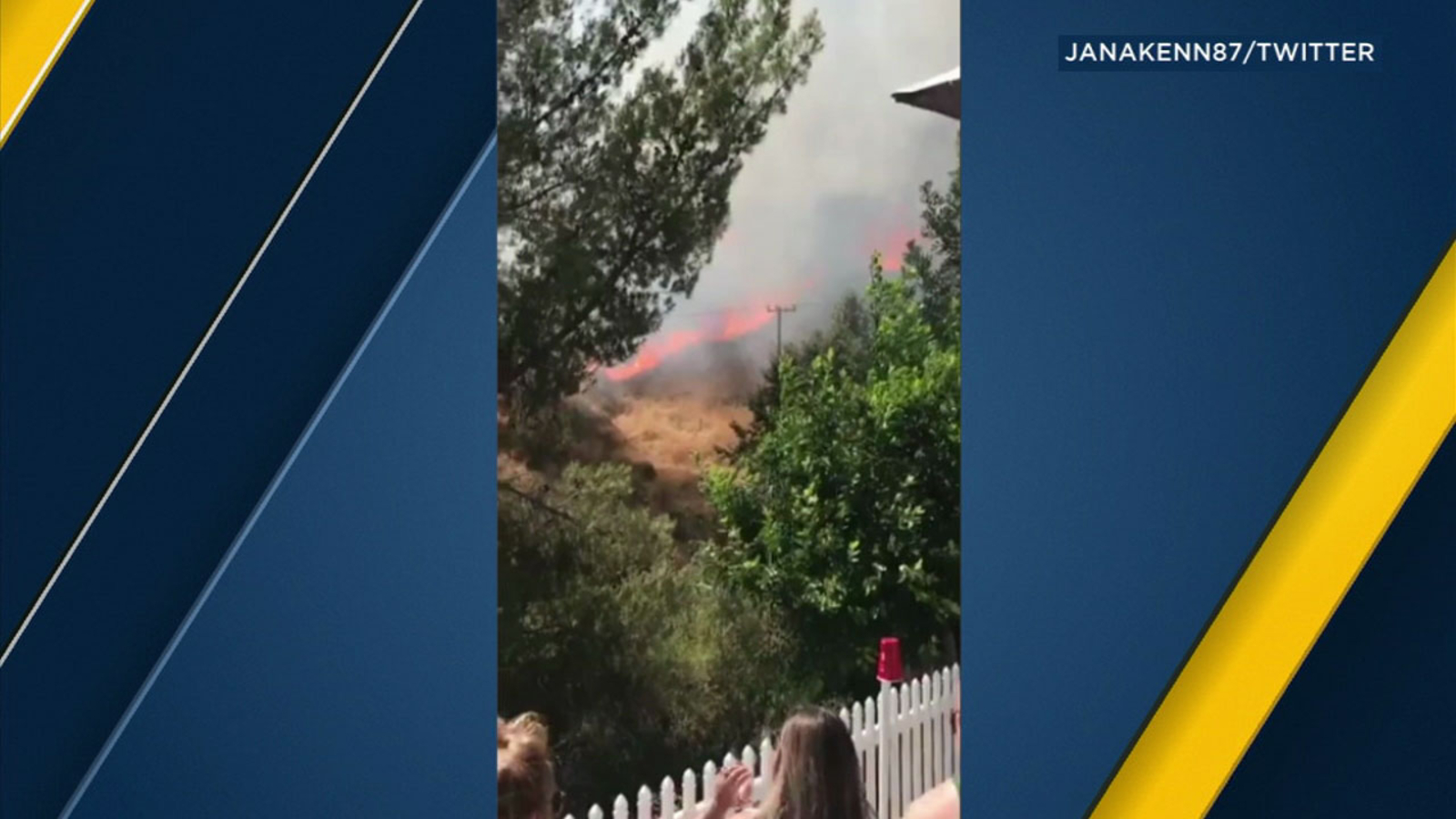 Wildfire burns in Highland hillsides not far from homes - ABC7 Los Angeles