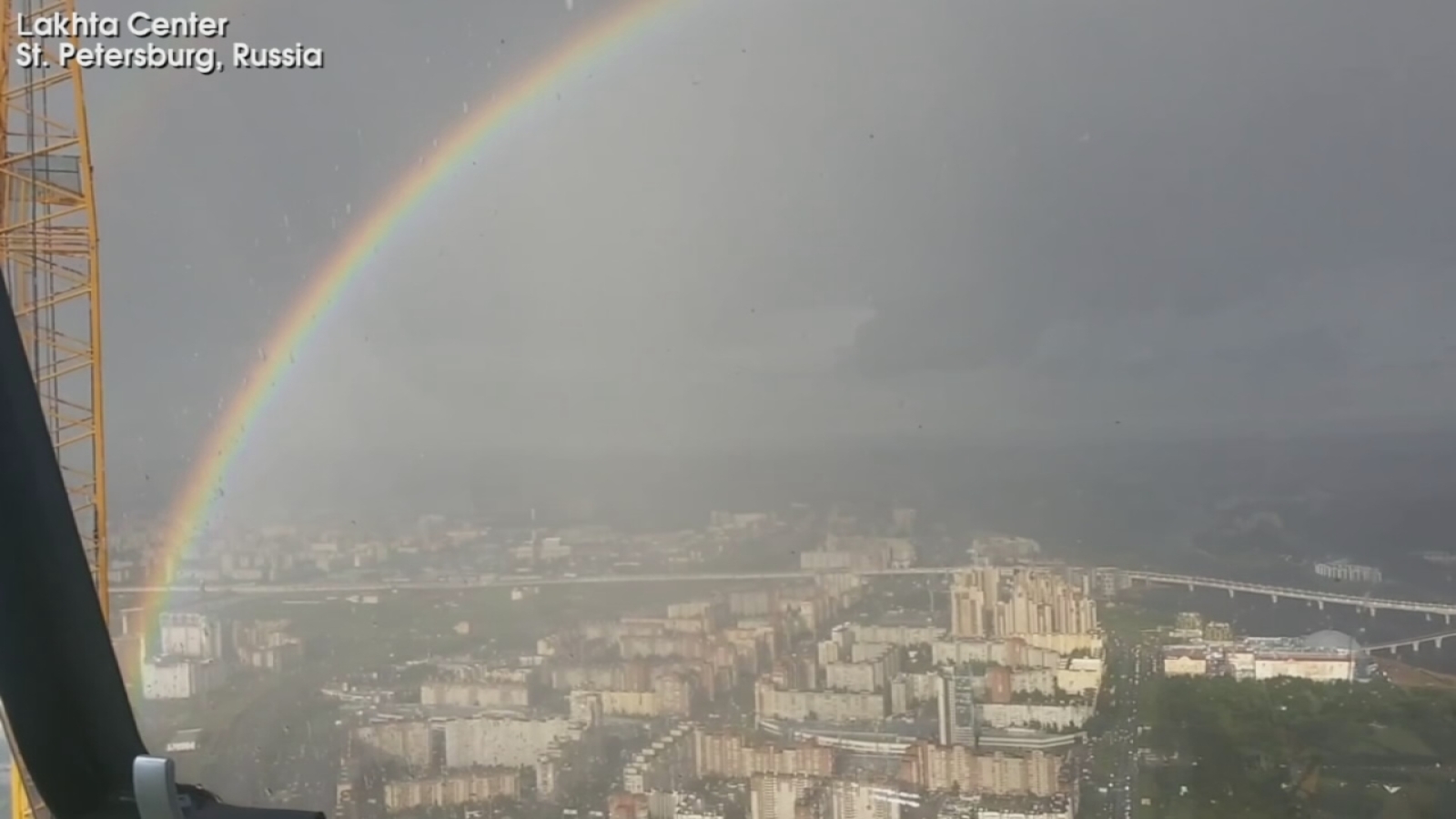 VIDEO: Full-circle rainbow in Russia - 6abc Philadelphia
