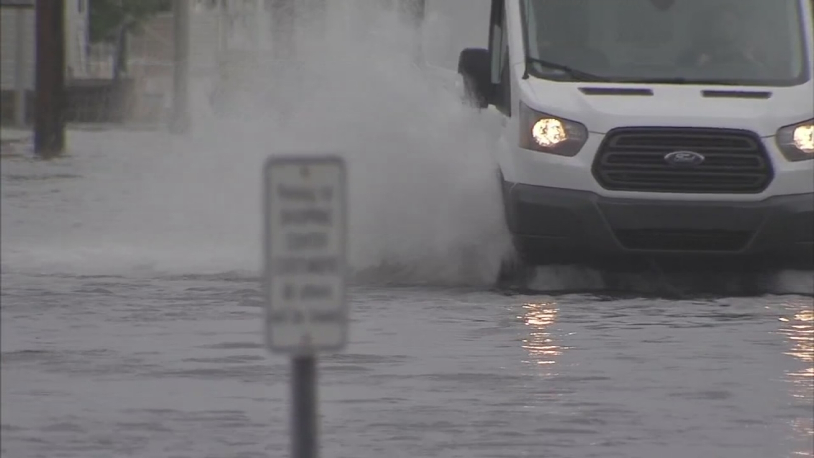 VIDEO: Streets flood after heavy rain at Jersey shore - 6abc Philadelphia