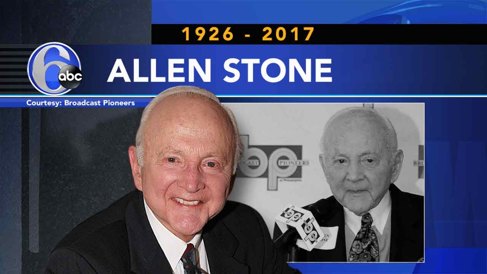Allen Stone, famous Philadelphia radio voice, dies at 91 - 6abc ...