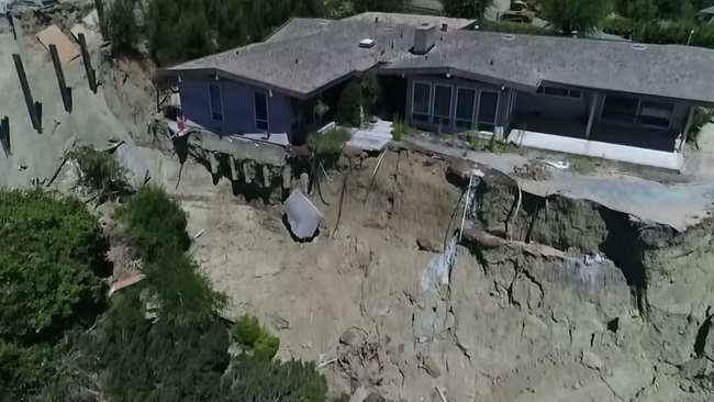Red-tagged, storm-damaged Lafayette, California home priced at $830,000 ...