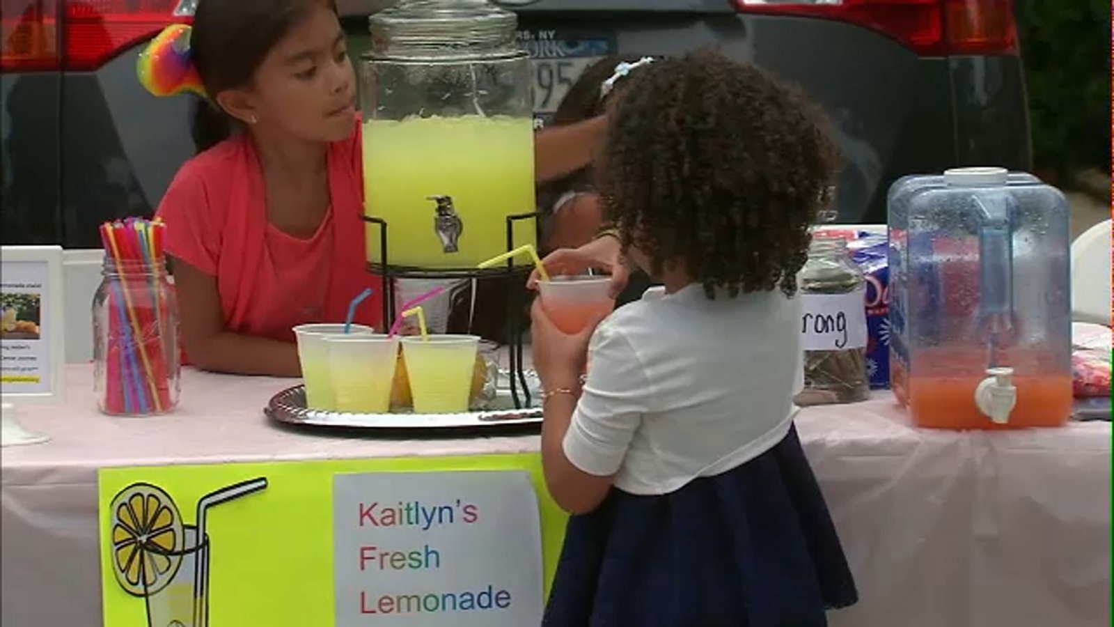 Young girl holds lemonade stand for boy battling cancer in the Bronx ...