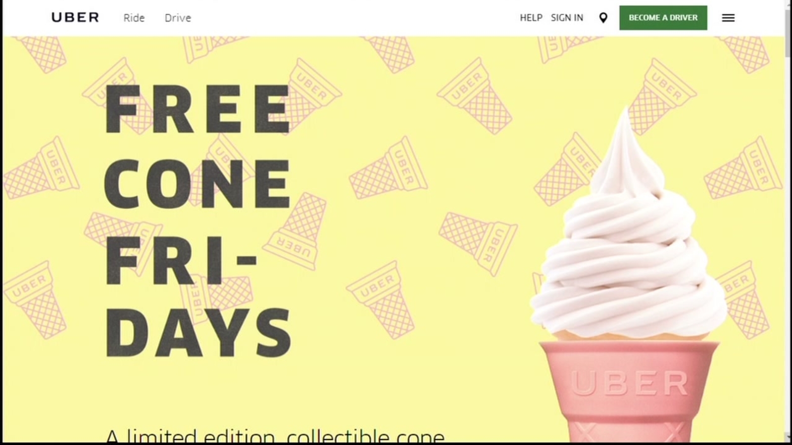 Uber delivering free ice cream on Fridays in New York City, other ...