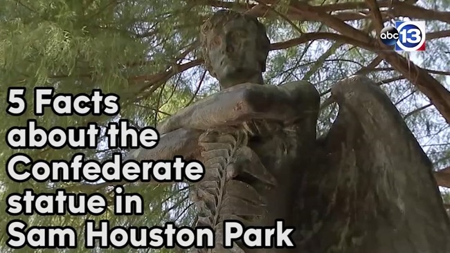Spirit of Confederacy statue relocated to Houston Museum of African ...