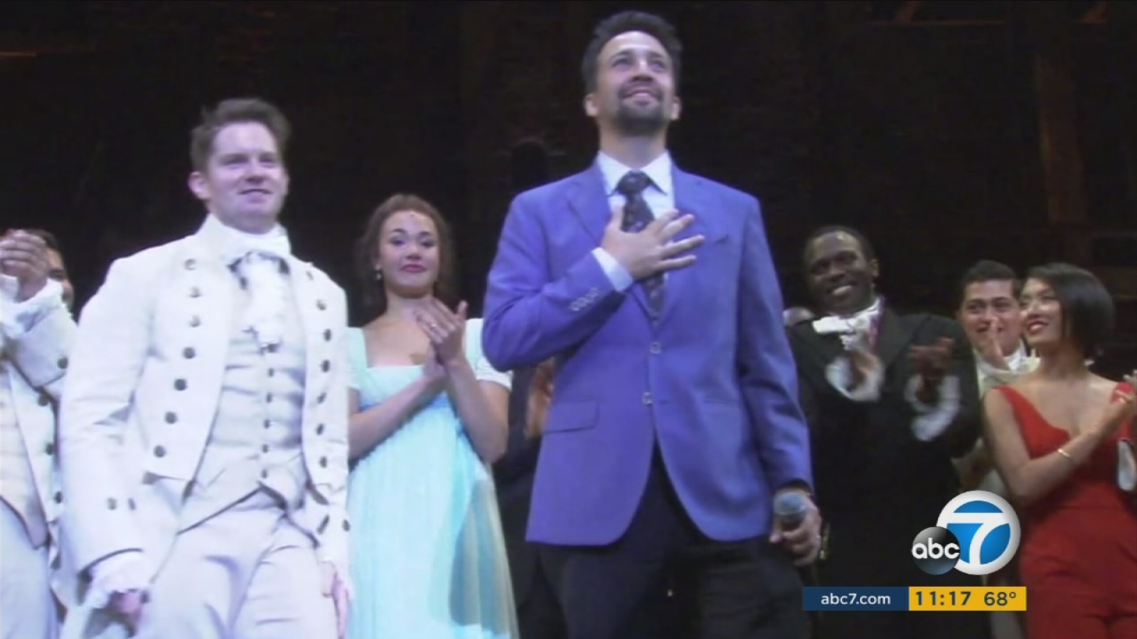 Fans jam Hollywood Blvd. for $10 'Hamilton' tickets - ABC7 Los Angeles