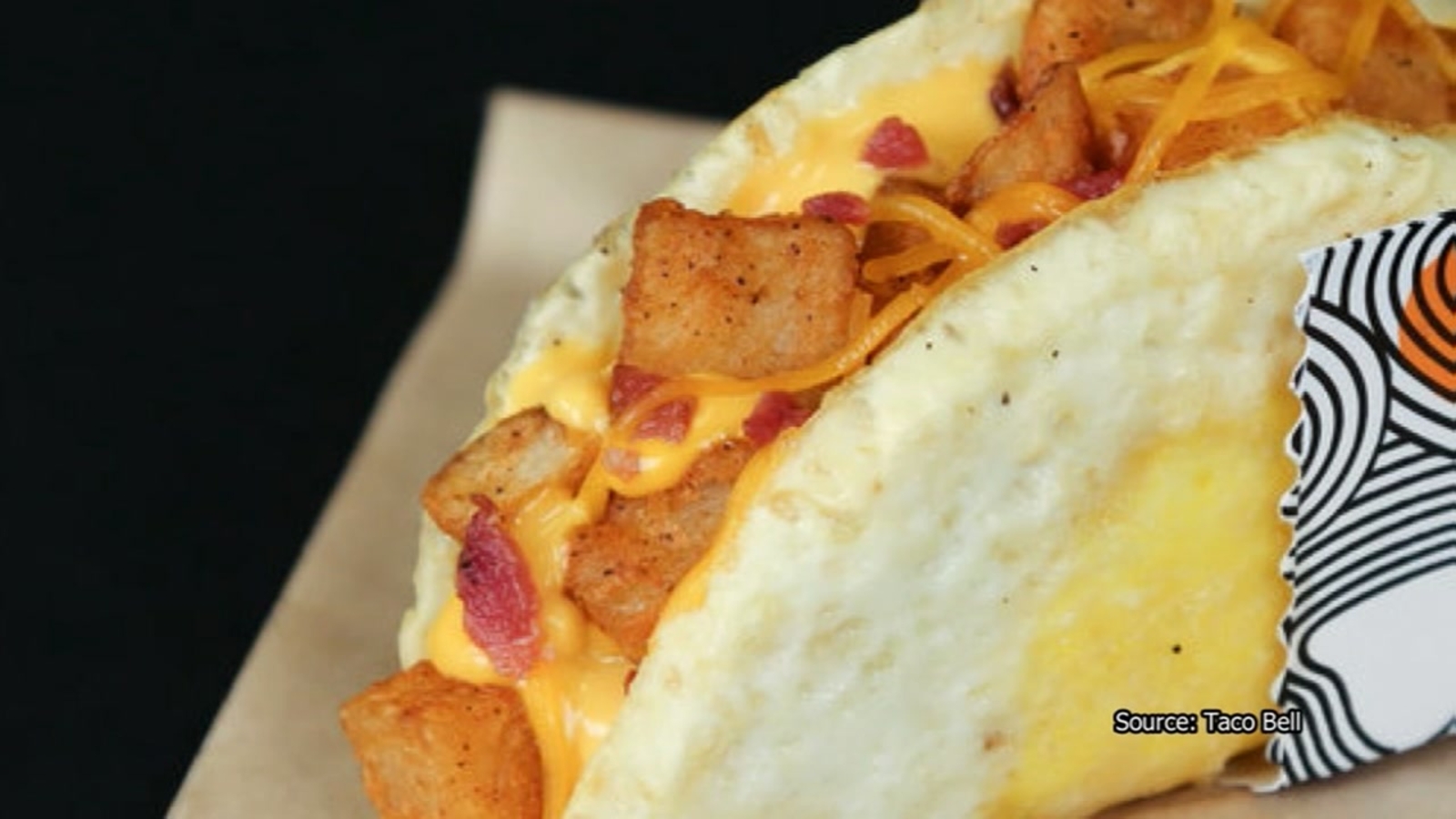 Taco Bell serving new breakfast taco made of fried egg shell - ABC13 ...