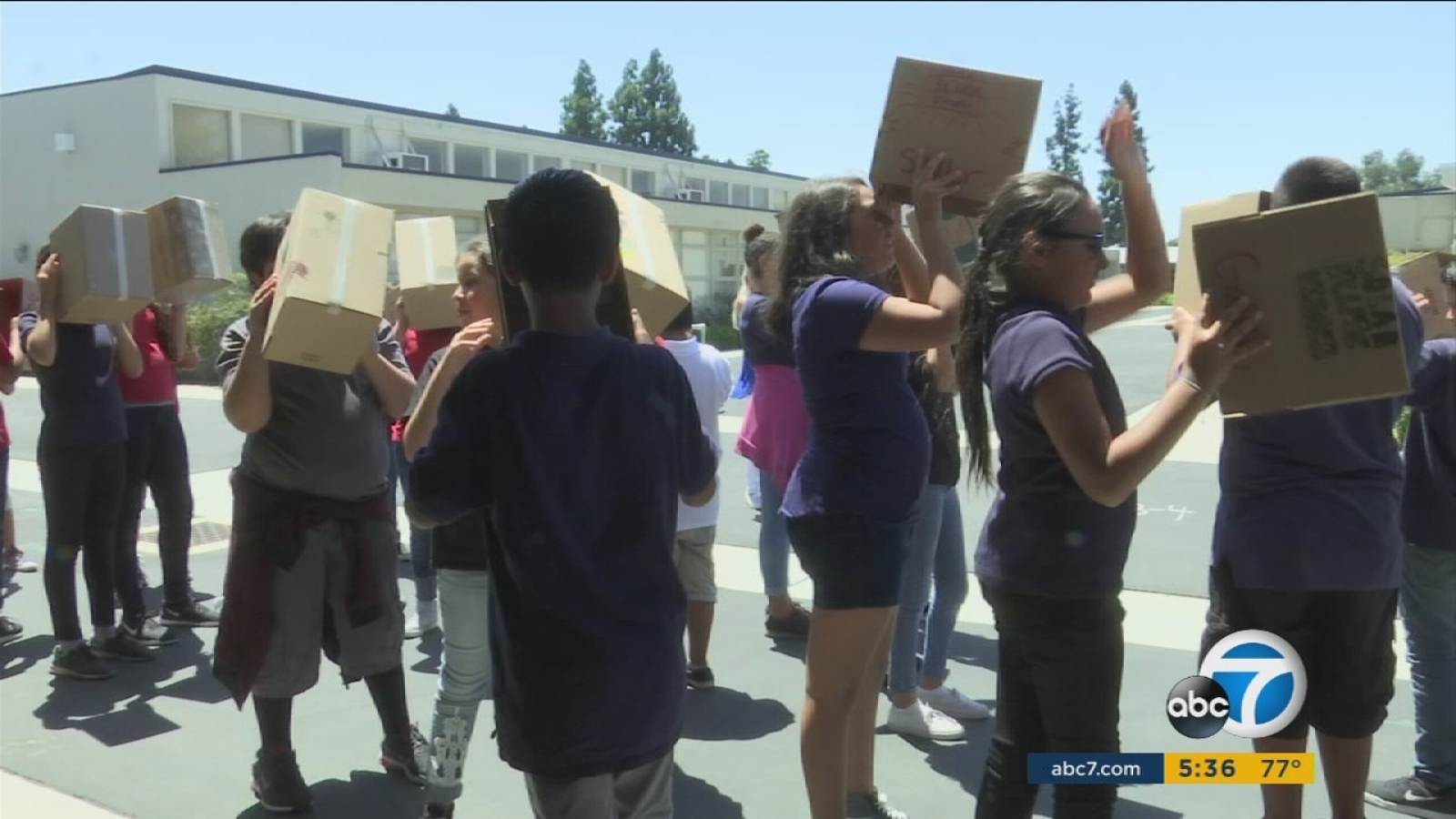 Los Angeles students to celebrate solar eclipse with pinhole viewers ...