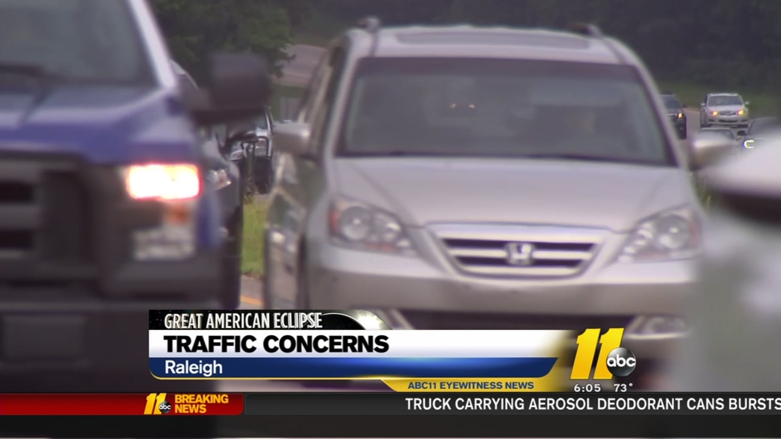 Heavy traffic expected today due to eclipse - ABC11 Raleigh-Durham