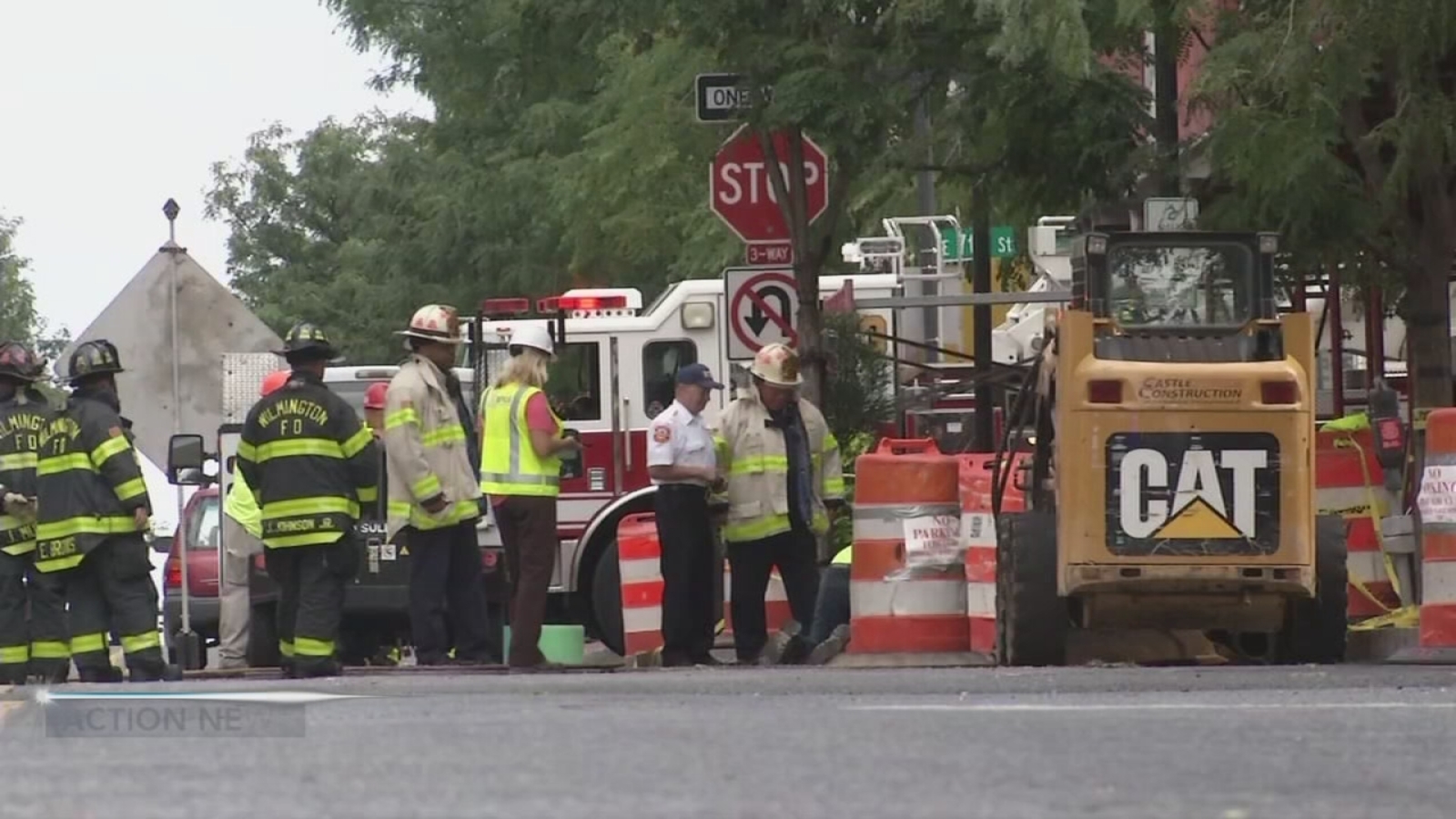 Crews battle underground fire in Wilmington - 6abc Philadelphia